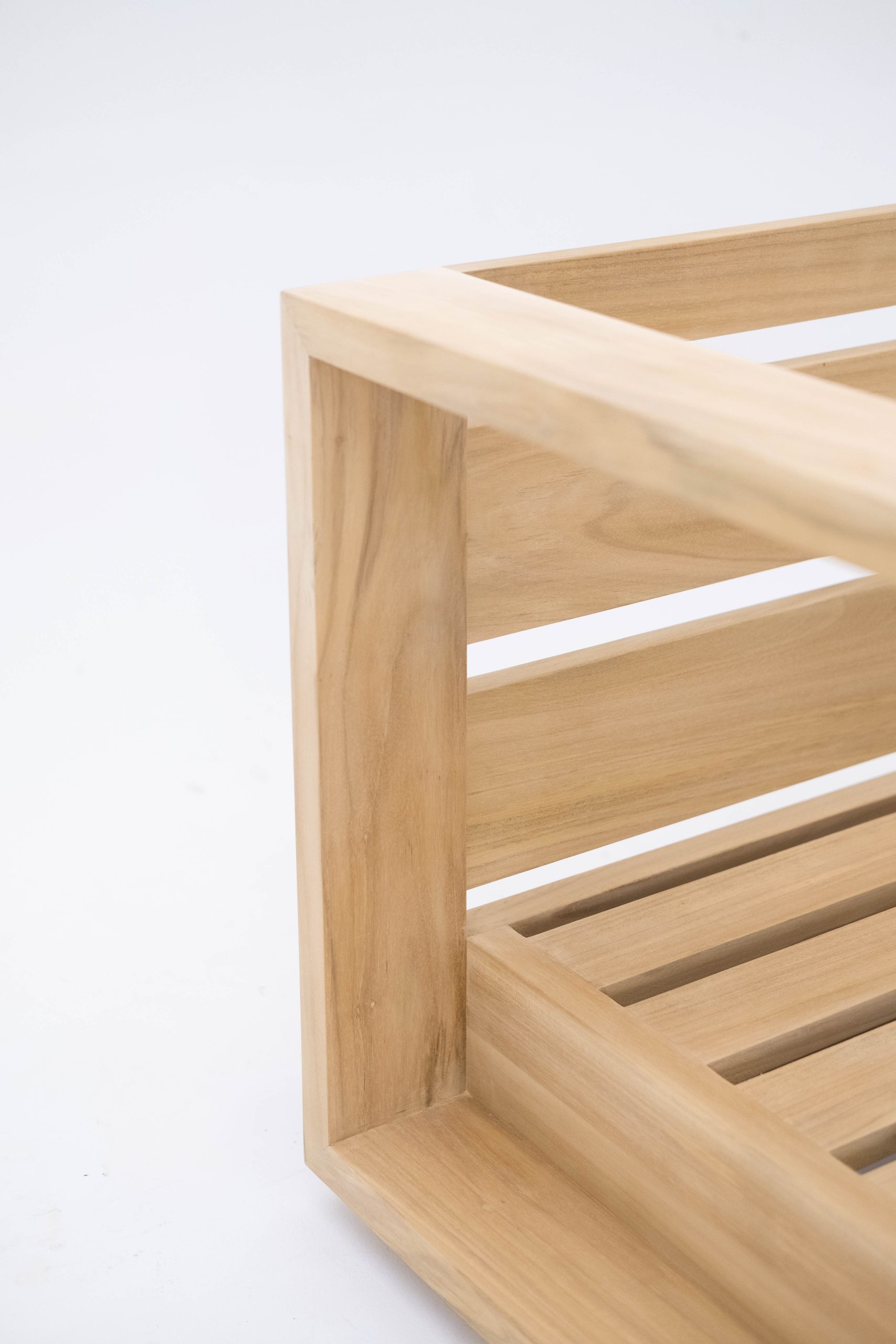 Ubud 3-Seater Sofa Frame - Bali Teak Collective