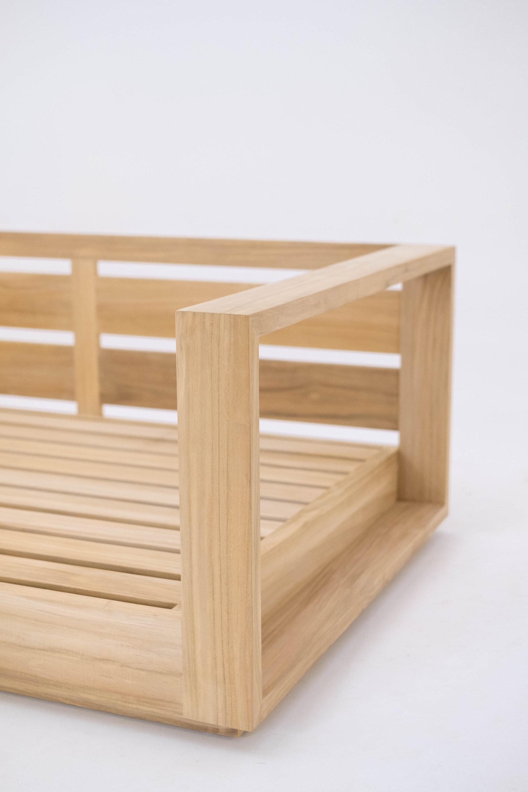 Ubud 3-Seater Sofa Frame - Bali Teak Collective